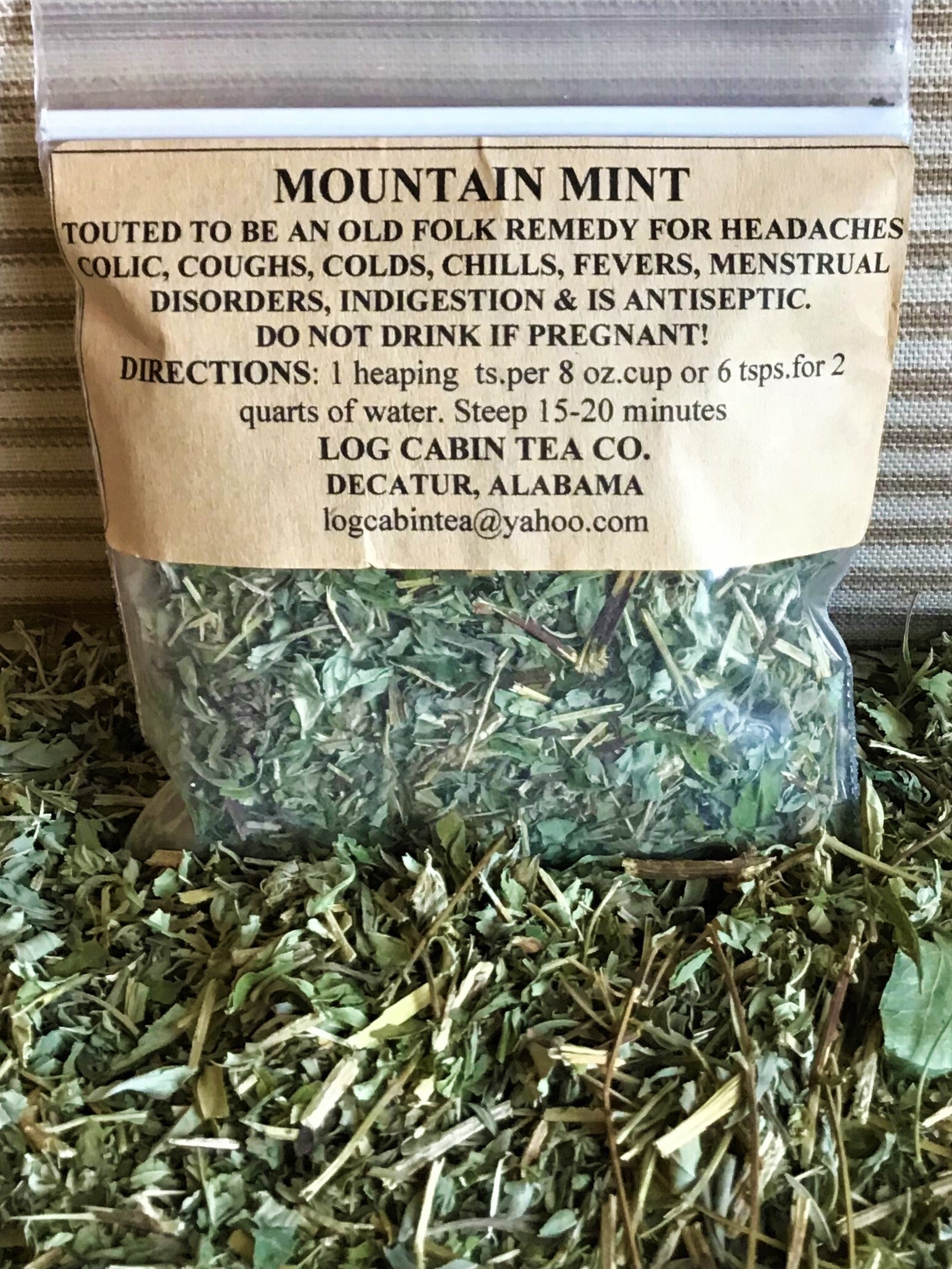 Mountain Mint | Log Cabin Tea Company