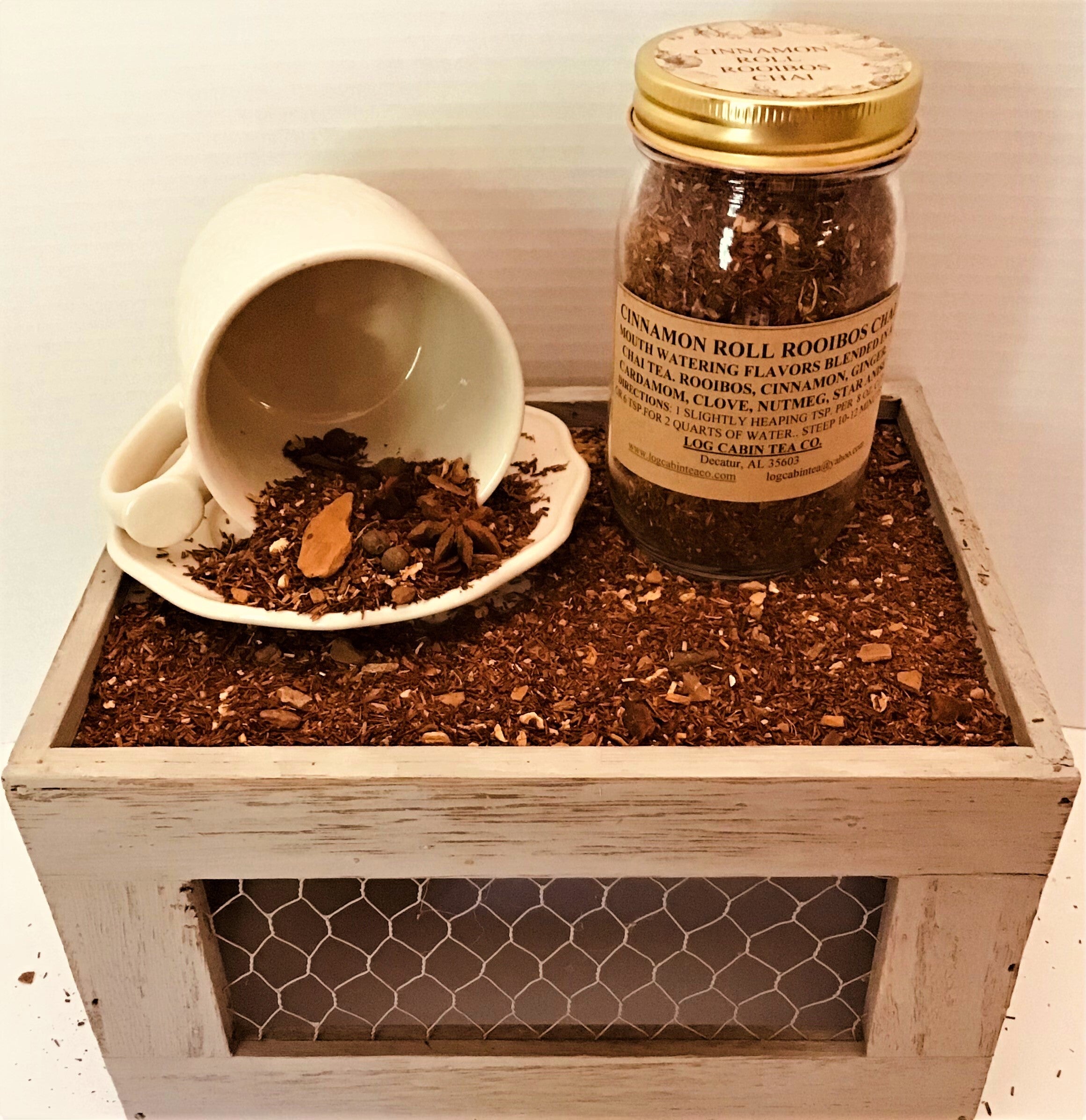 CINNAMON ROLL ROOIBOS CHAI | Log Cabin Tea Company