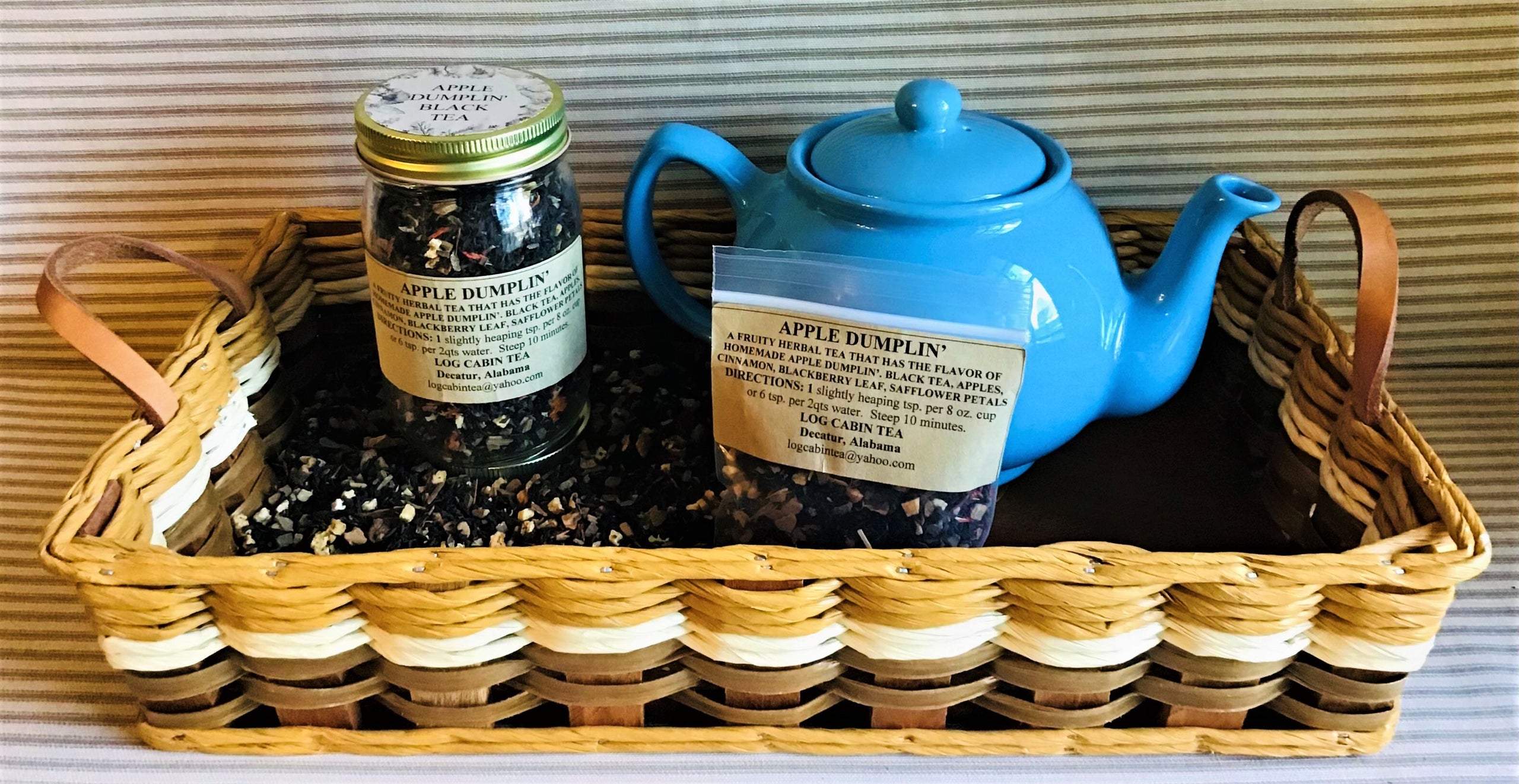 APPLE DUMPLIN' BLACK TEA | Log Cabin Tea Company
